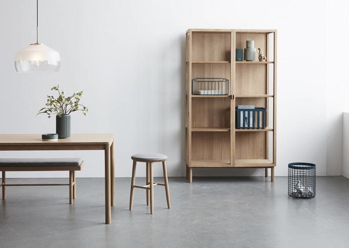 Hübsch dining room table wood - LIVING AND CO.