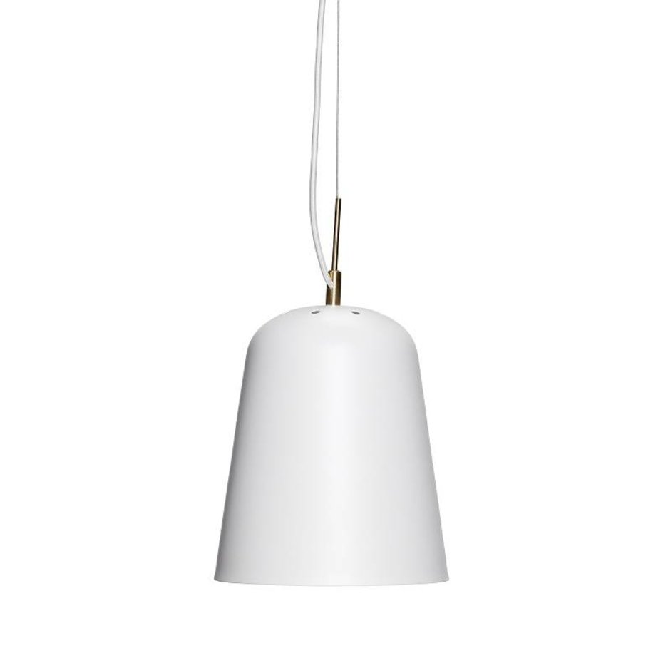 Hübsch hanging lamp white metal - LIVING AND CO.
