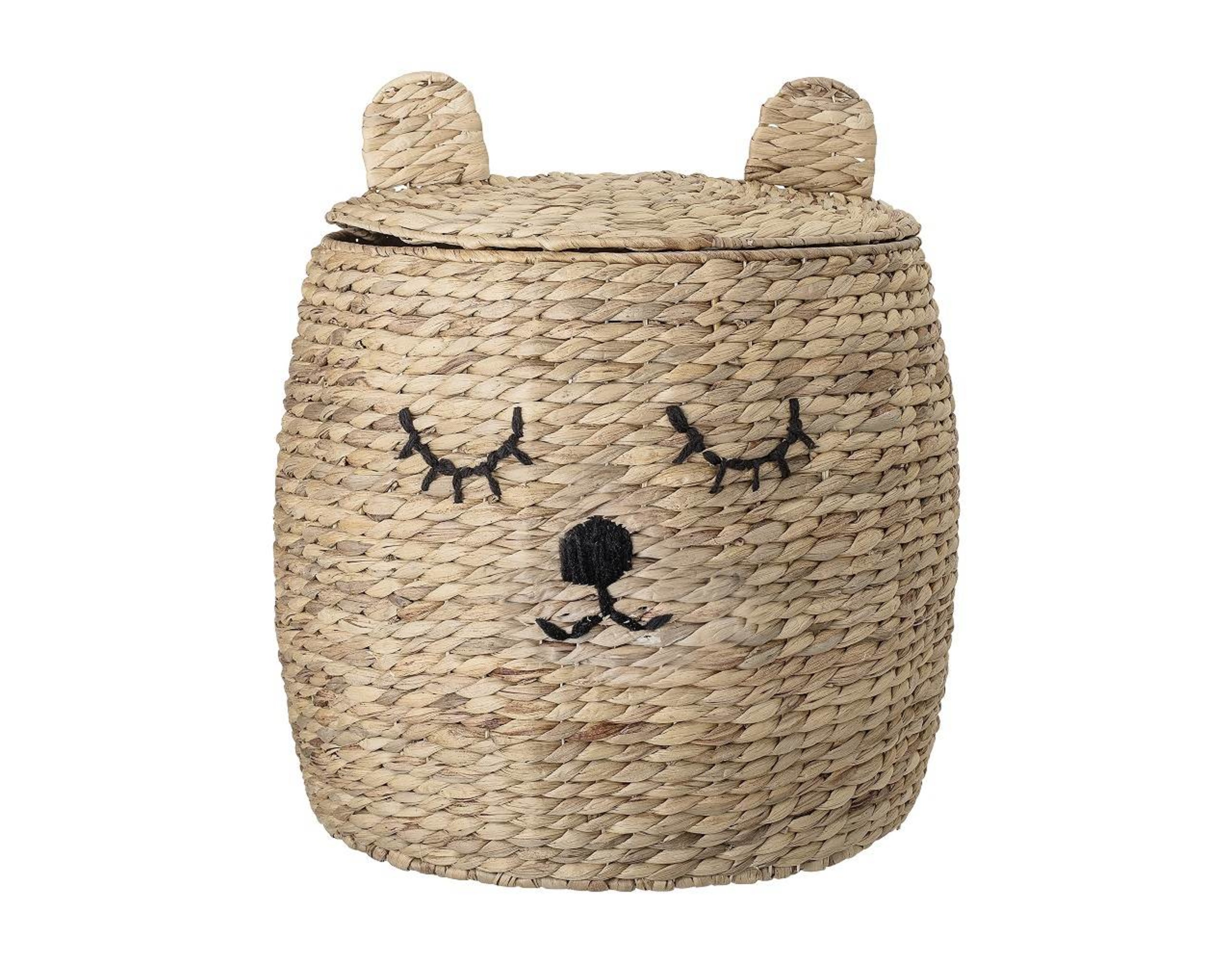 Bloomingville Mini Aufbewahrungskorb mit Deckel - LIVING AND CO.