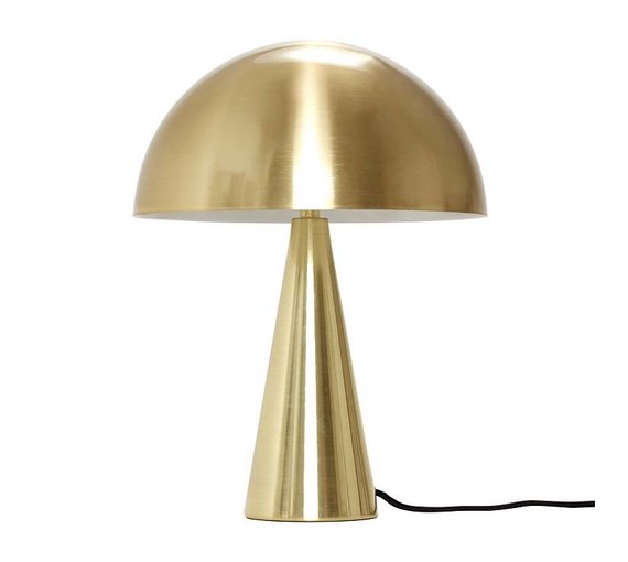 Hübsch table lamp brass - LIVING AND CO.