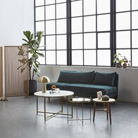 Hübsch table lamp brass - LIVING AND CO.