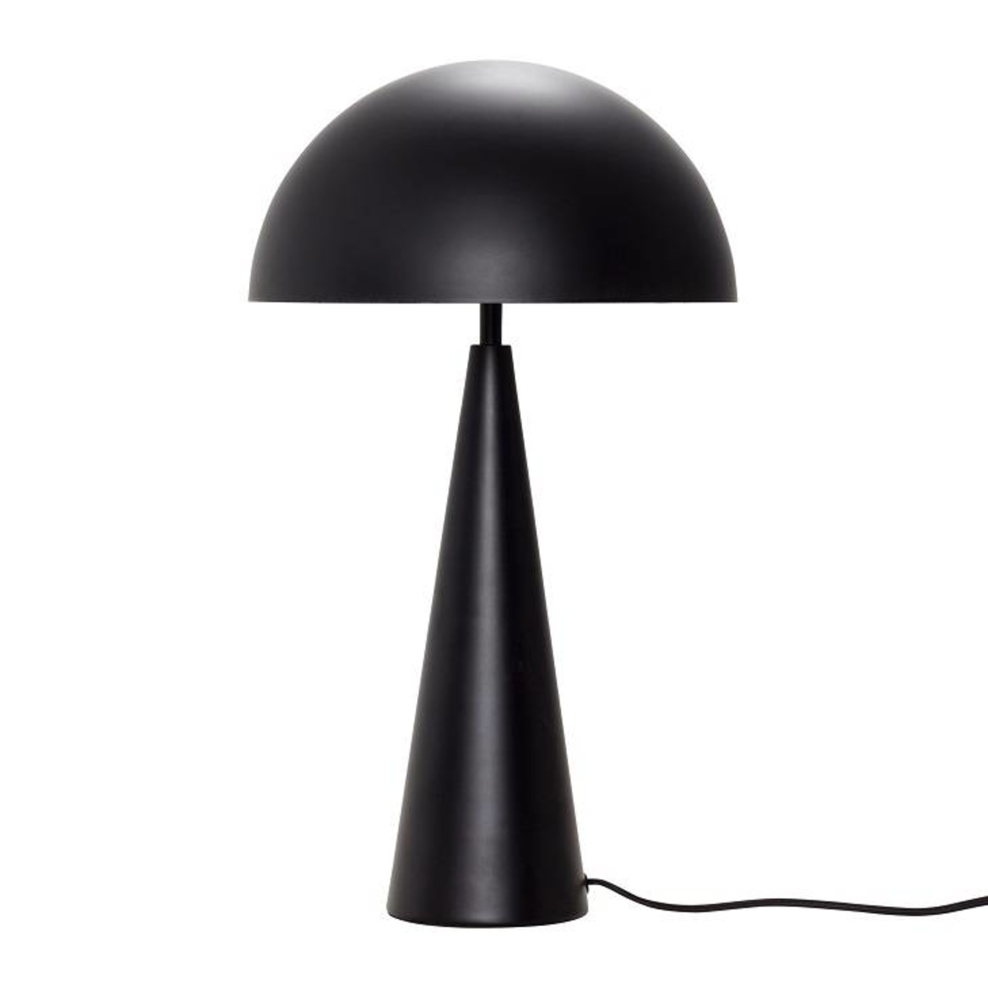 Hübsch table lamp black metal - LIVING AND CO.