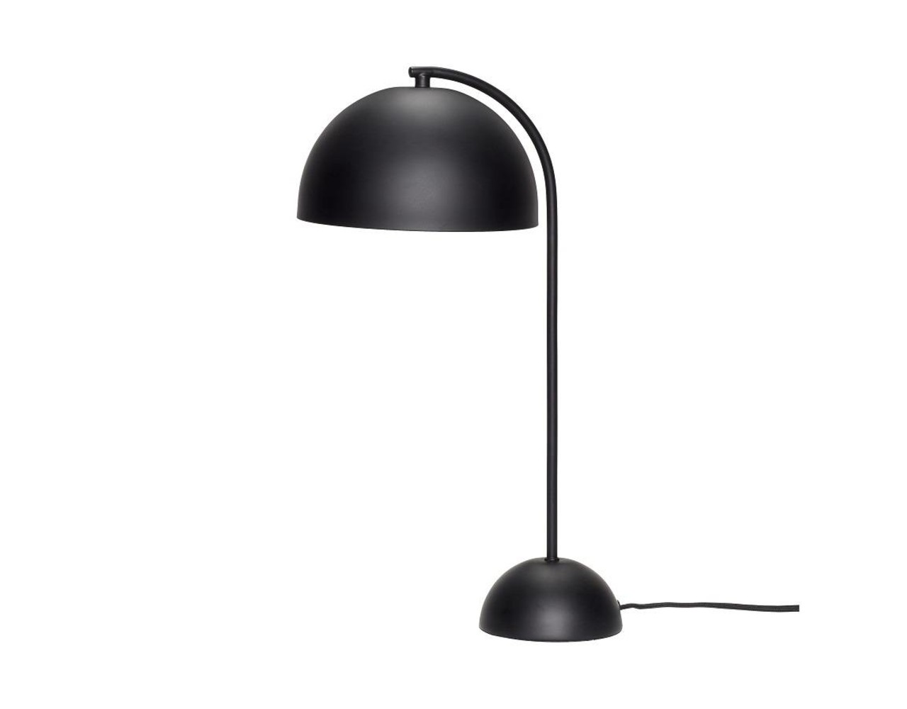 Hübsch table lamp black metal - LIVING AND CO.