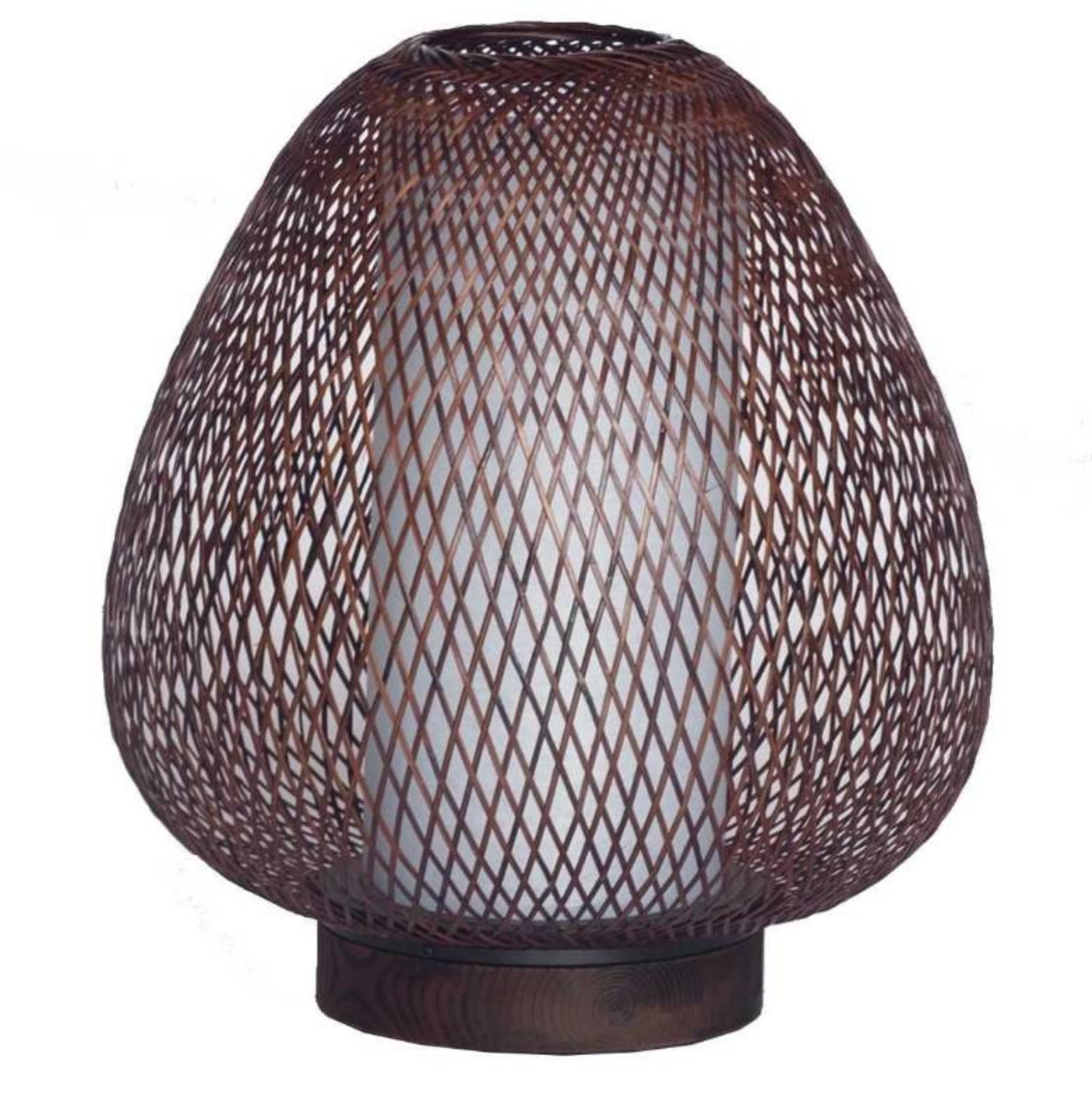 Ay Illuminate Twiggy Egg table lamp brown bamboo - LIVING AND CO.