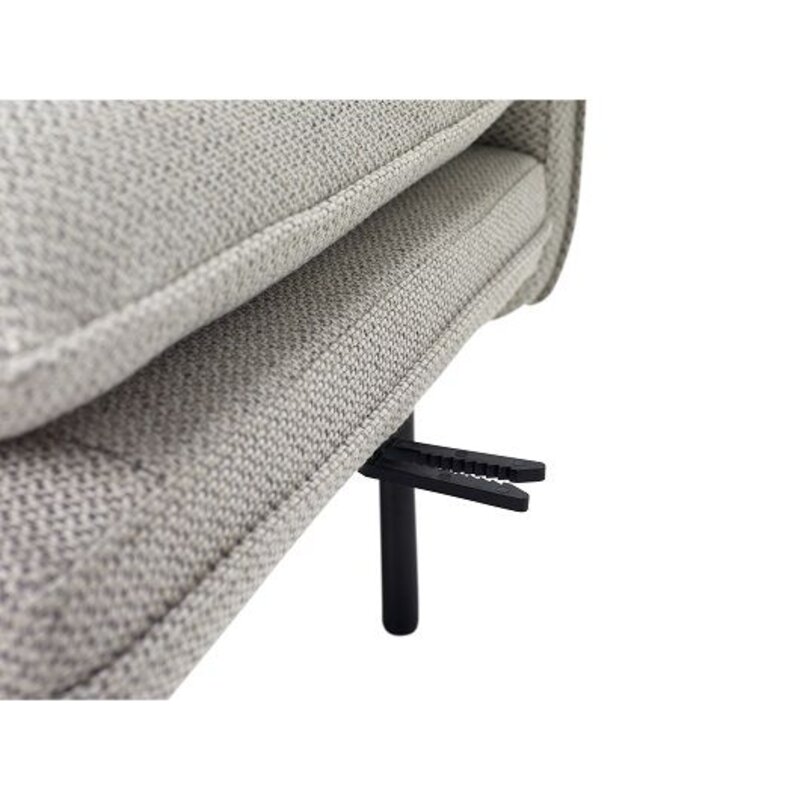 Hübsch Modular sofa light grey 3-seater - LIVING AND CO.