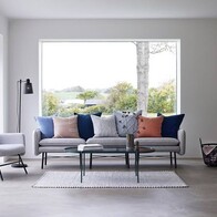 Hübsch Modular sofa light grey 3-seater - LIVING AND CO.