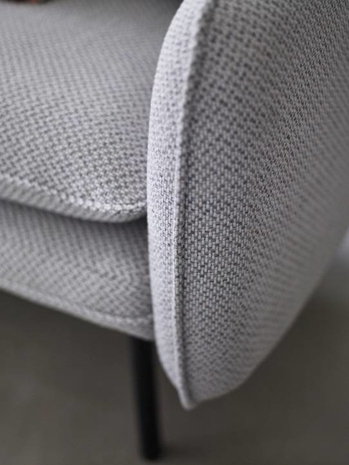 Hübsch Modular sofa light grey 3-seater - LIVING AND CO.