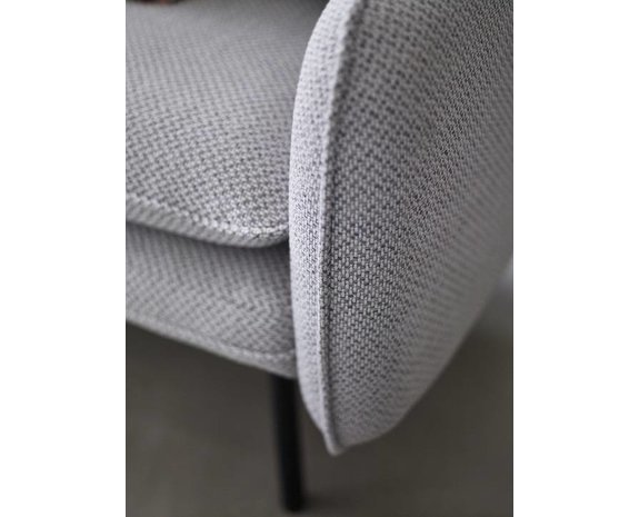 Hübsch Modular sofa light grey 3-seater - LIVING AND CO.
