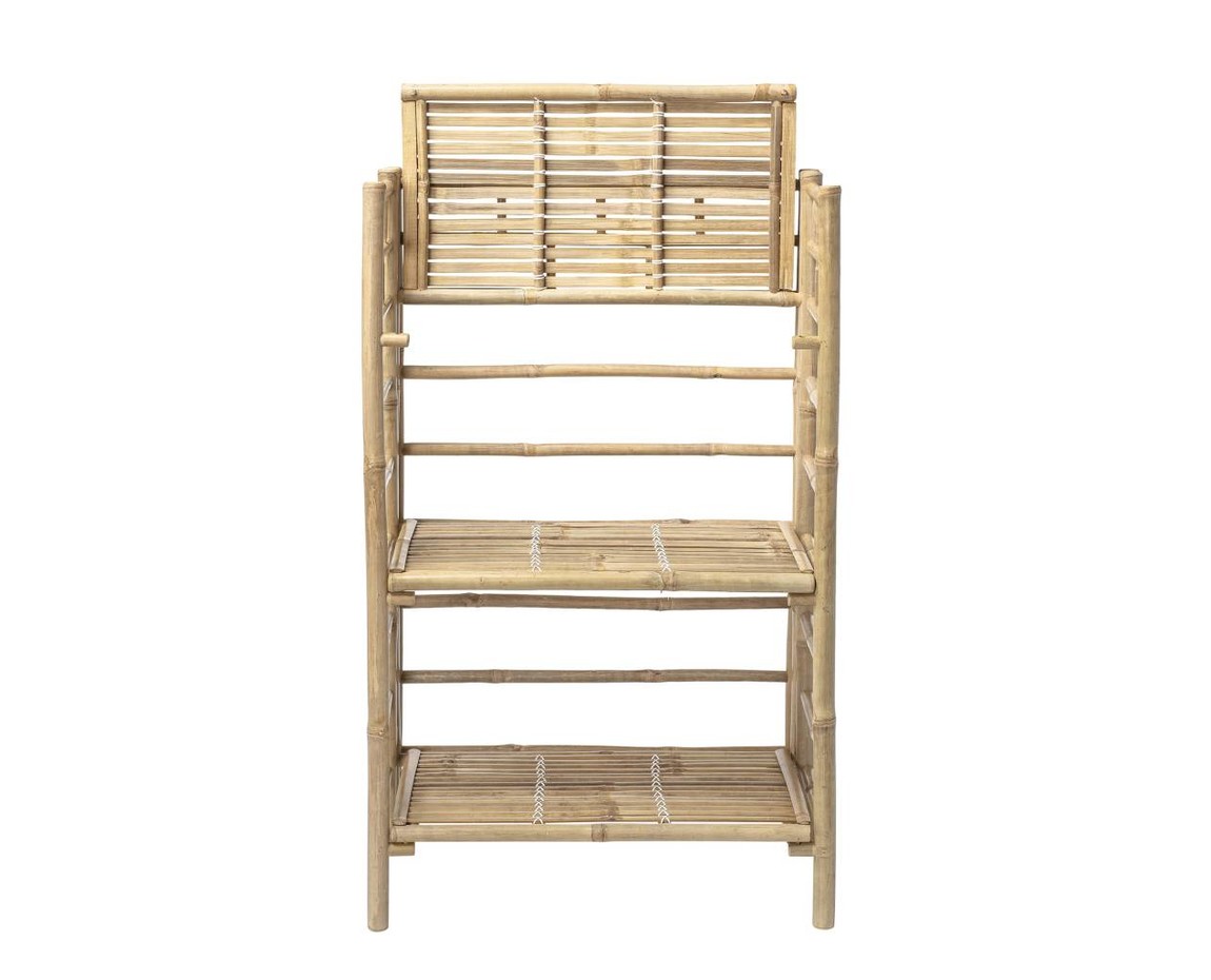 Bloomingville Mini bamboo cabinet with shelves - LIVING AND CO.