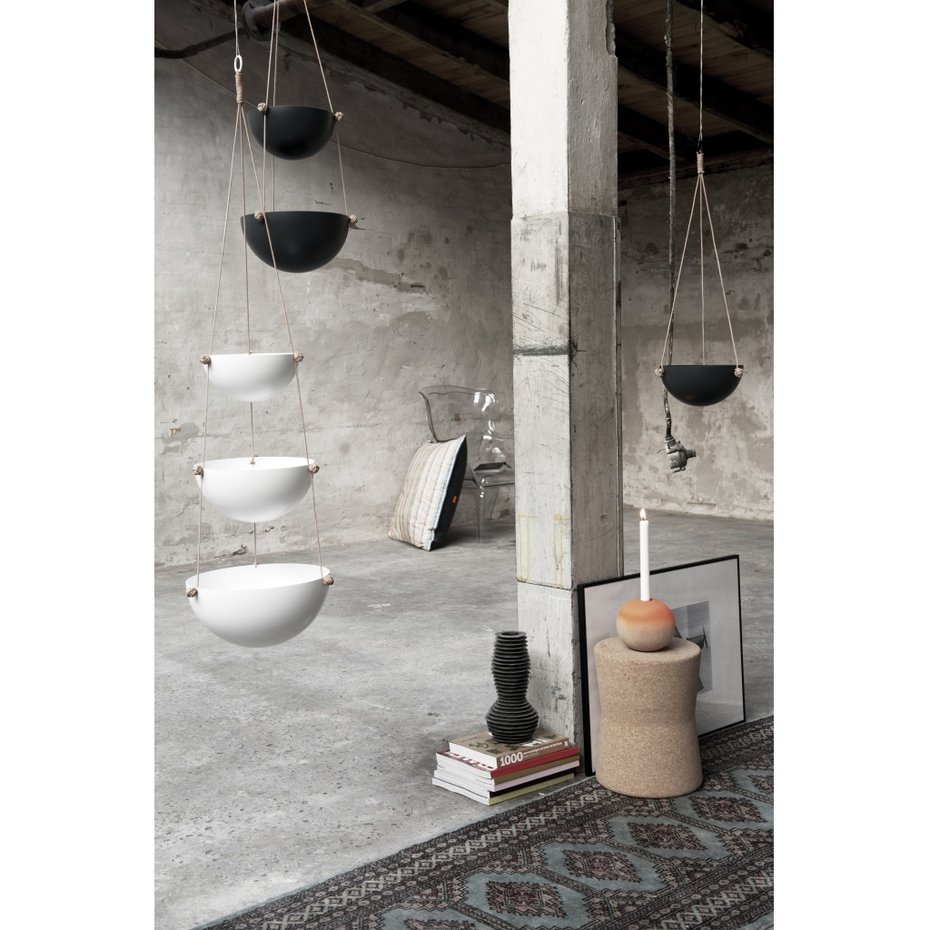 OYOY Plant holder Pif Paf Puf gray-small - LIVING AND CO.