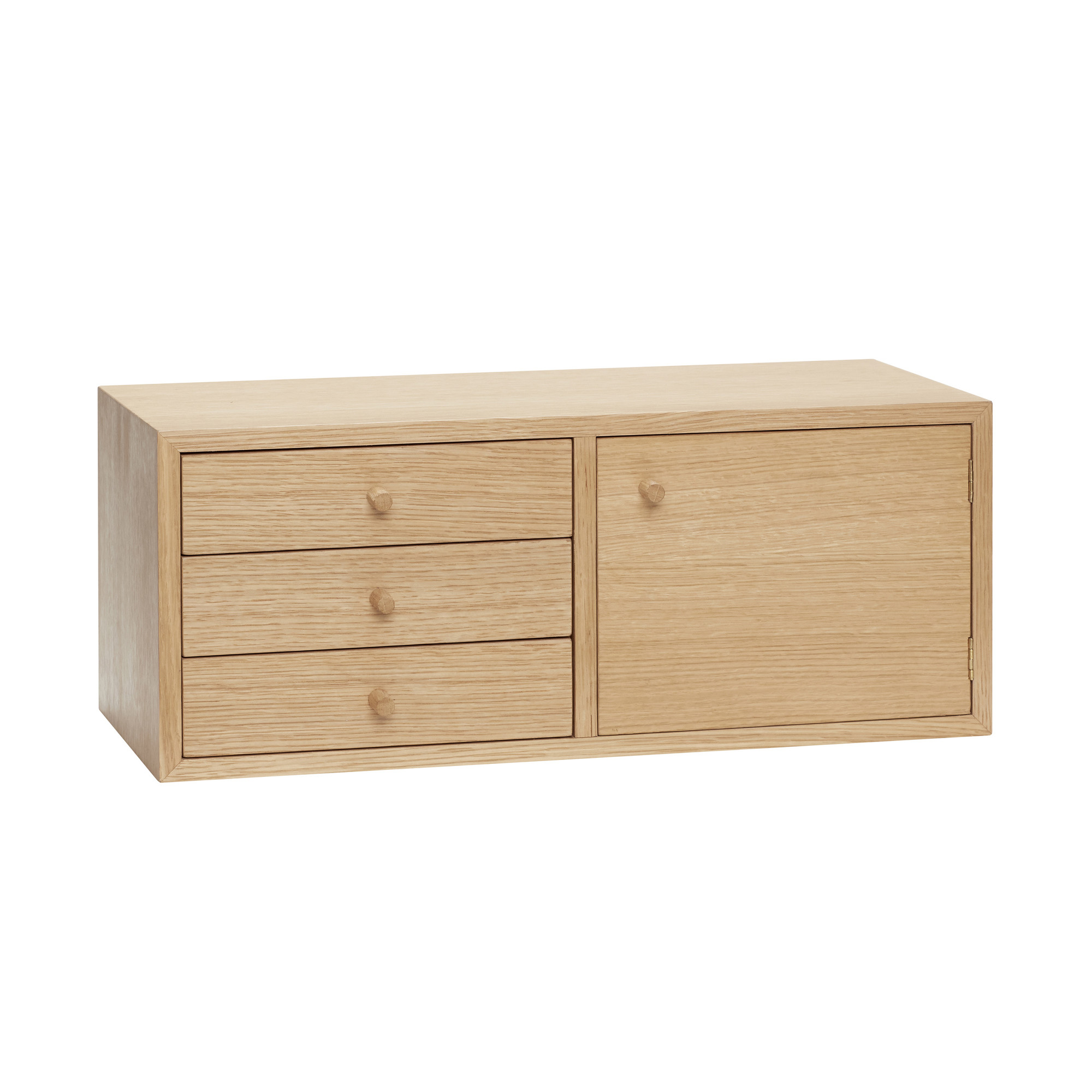 Hübsch Oak storage box - natural - LIVING AND CO.