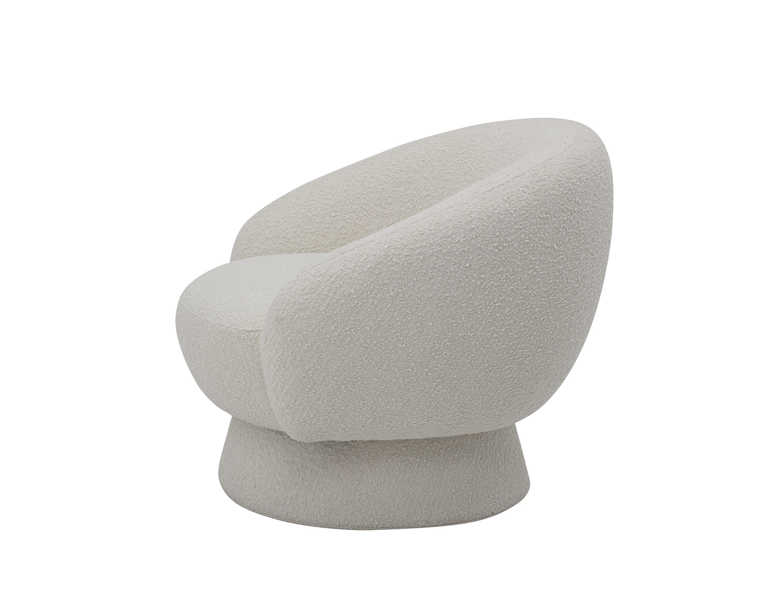 Bloomingville Ted lounge chair - white - LIVING AND CO.