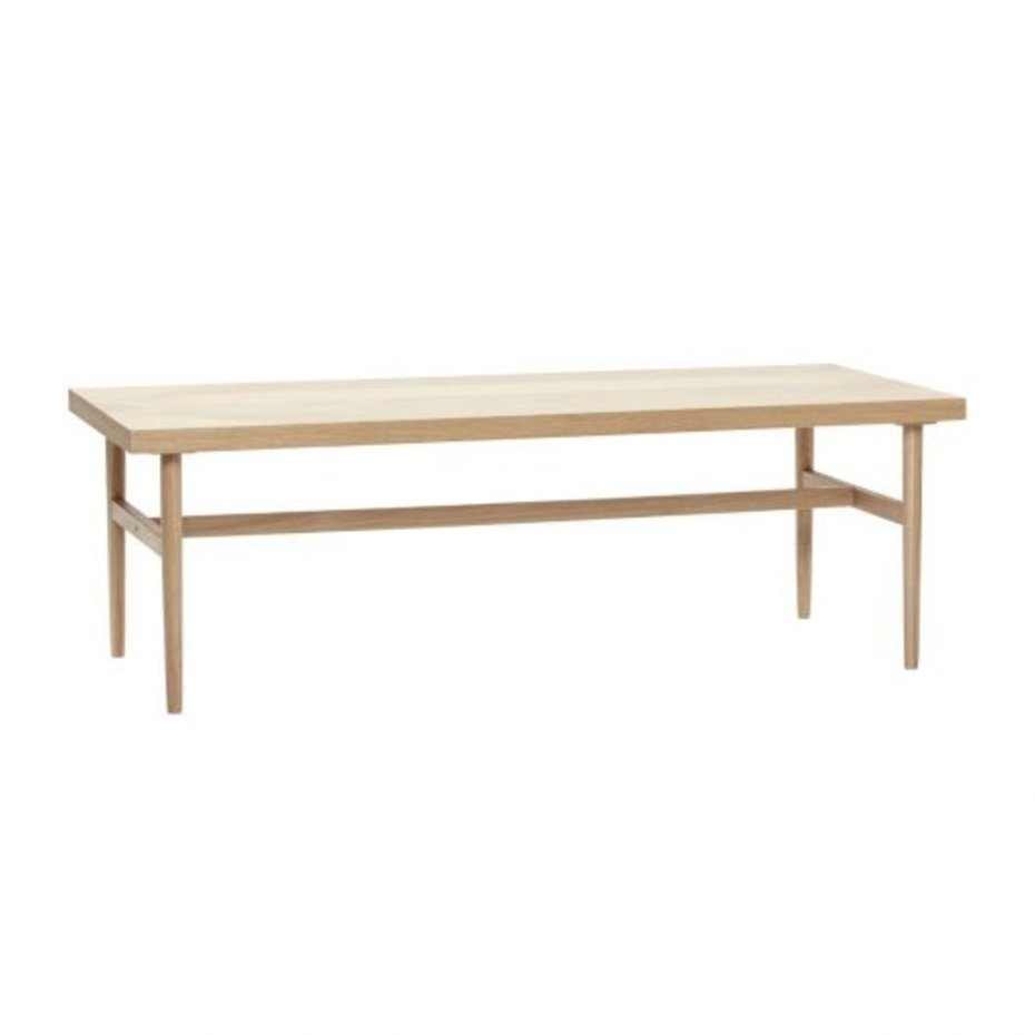 Hübsch Wooden coffee table - natural - LIVING AND CO.
