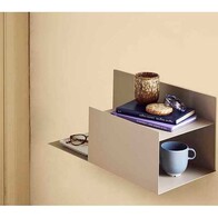 Broste Copenhagen Svante wandplank - beige - Living and Company