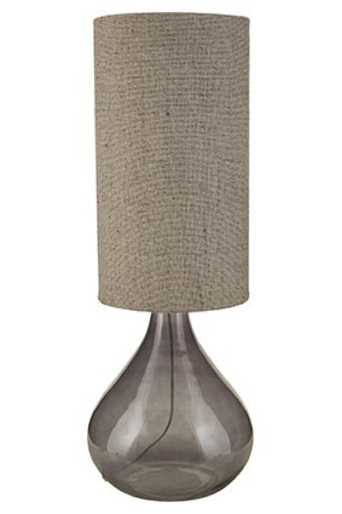 House Doctor Big Table Lamp Grey Glass Living And Co