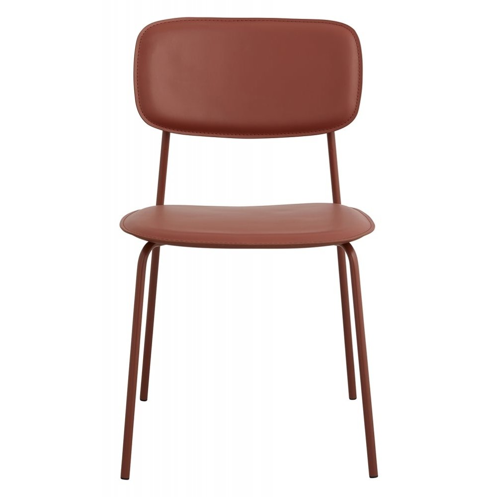 Sedia Nordal Esa - rosso ruggine - LIVING AND CO.