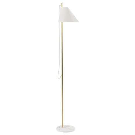 Louis Poulsen Yuh staande lamp messing/wit - 5744162681 - Living and ...