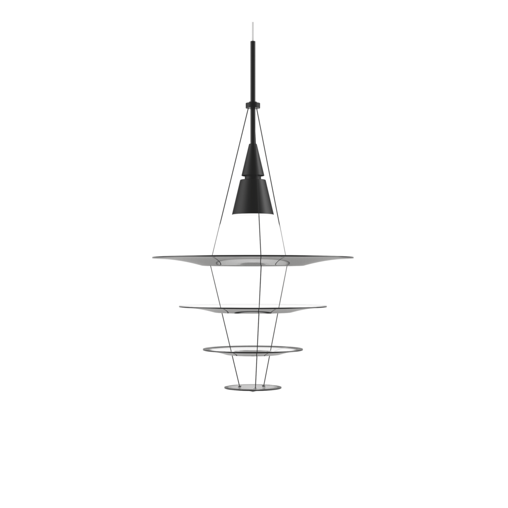 Louis Poulsen Enigma 425 hengelampe sort - LIVING AND CO.