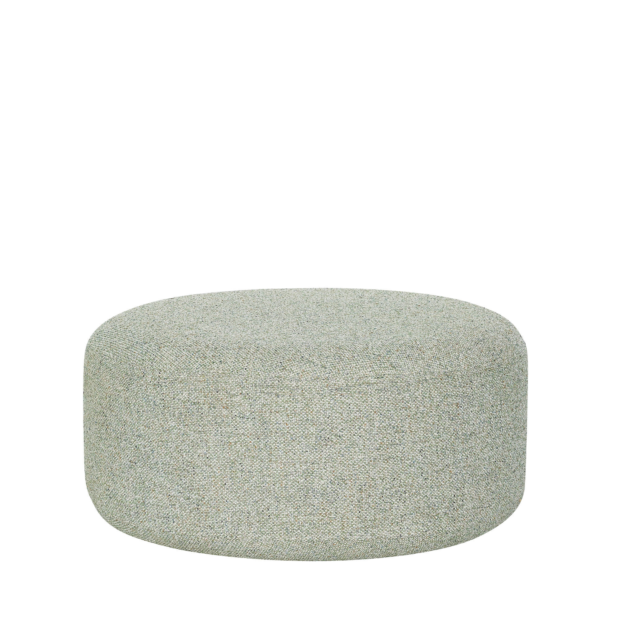 Hübsch Marshmellow pouf light green large - LIVING AND CO.