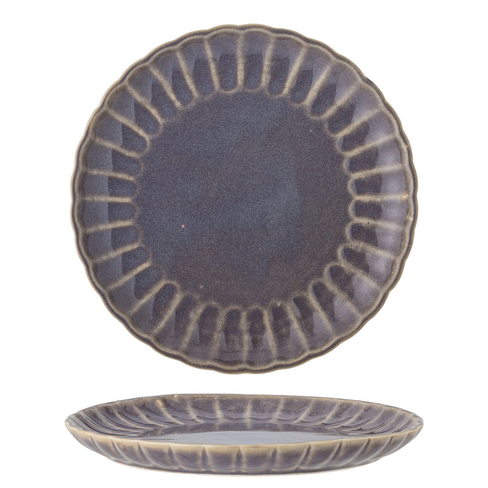 Bloomingville Latina plates Ø27cm purple set of 6 pieces - LIVING AND CO.