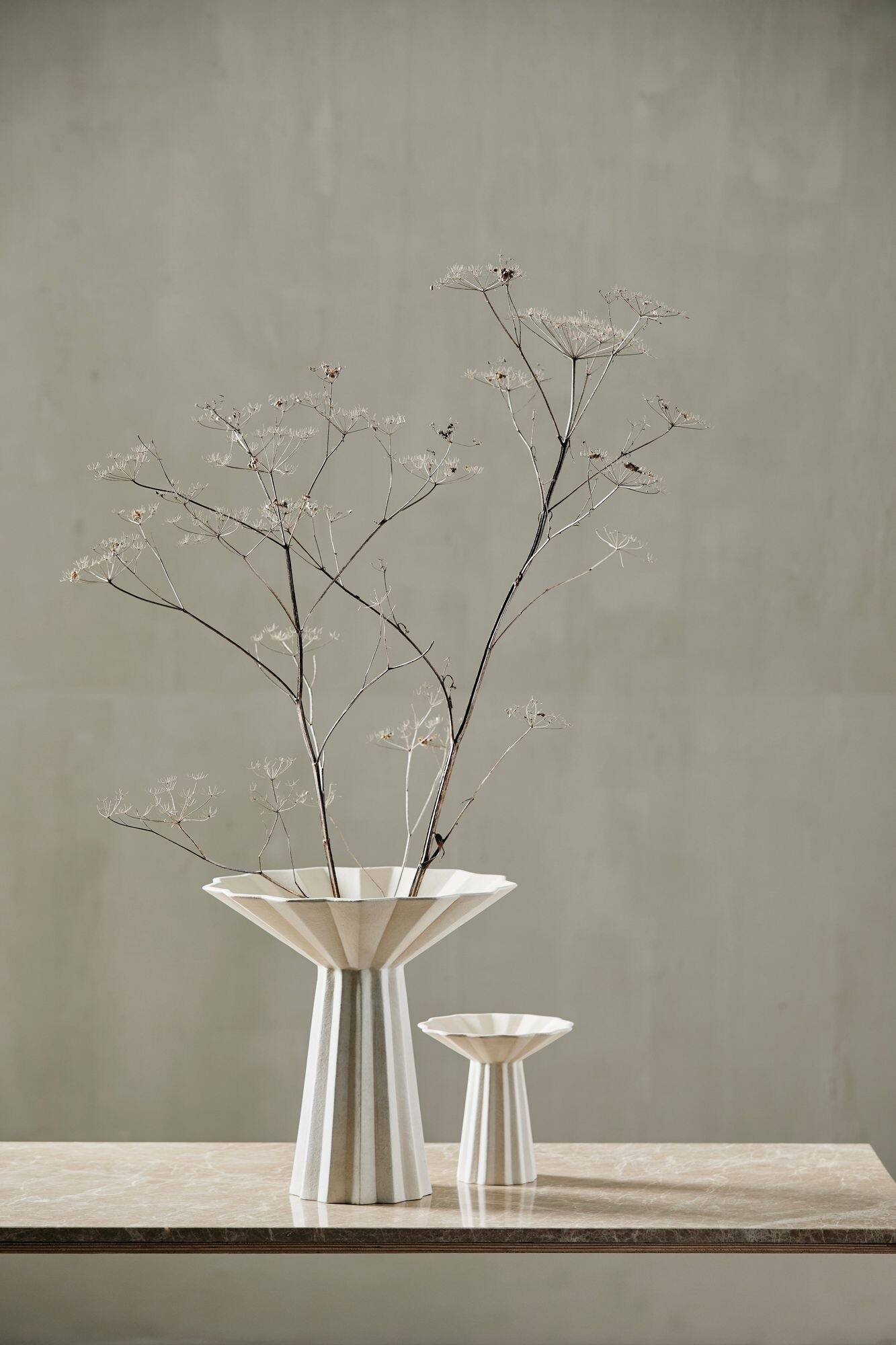 Nordal Minu vase ivory - LIVING AND CO.