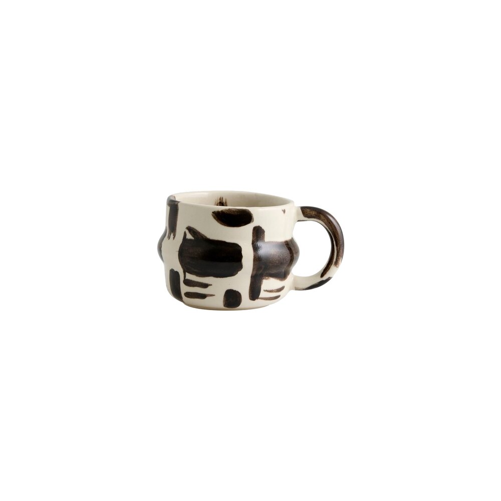 Juego de 4 tazas Nordal Ysia con bloques de color - LIVING AND CO.