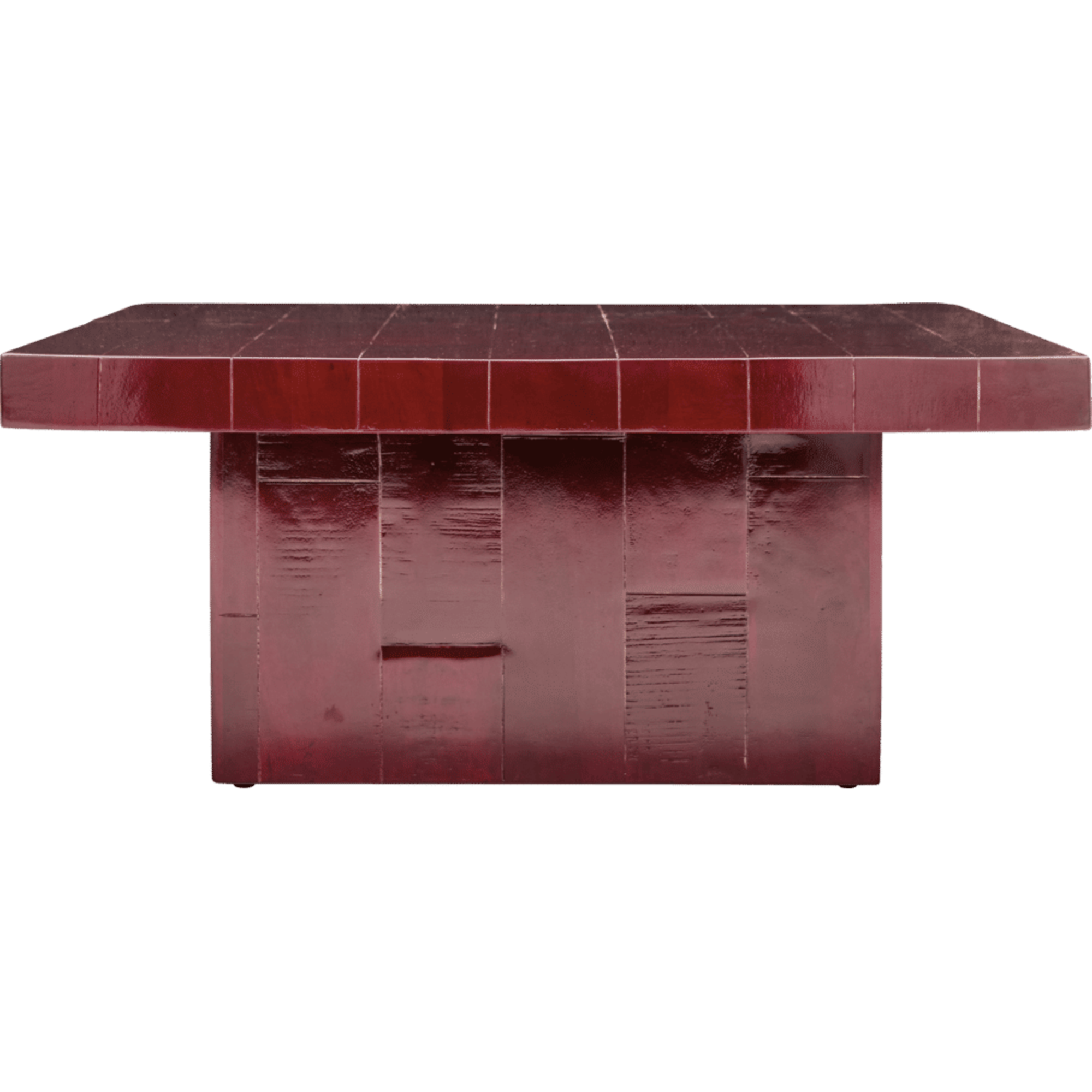 House Doctor Brick coffee table red - LIVING AND CO.