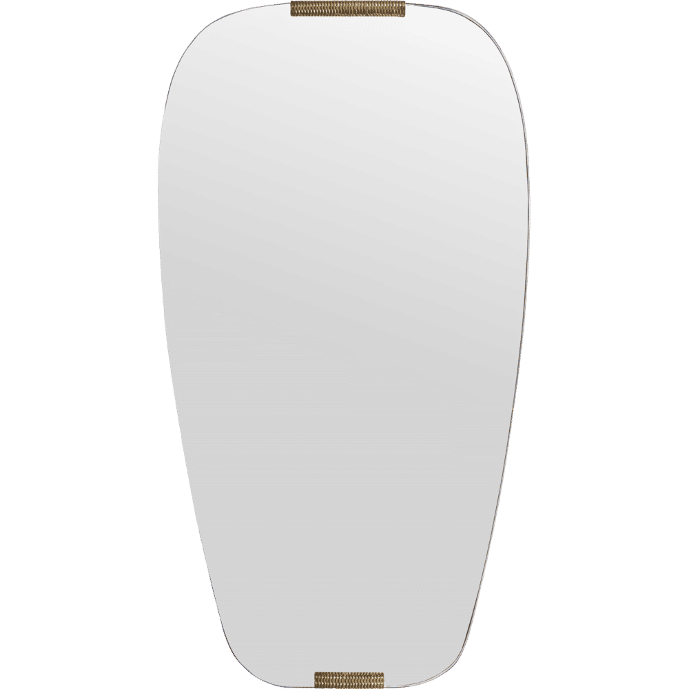 House Doctor Clips mirror gold 100x54.5cm - LIVING AND CO.