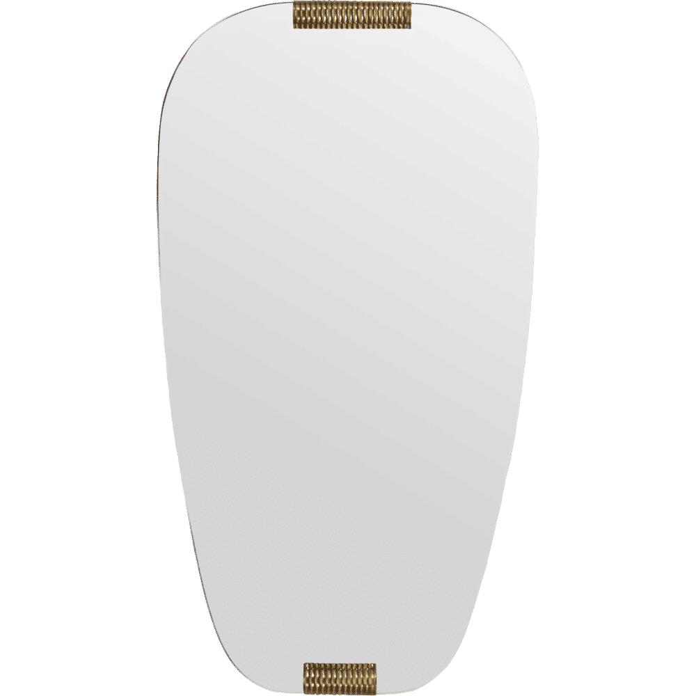 House Doctor Clips mirror gold 58x32cm - LIVING AND CO.