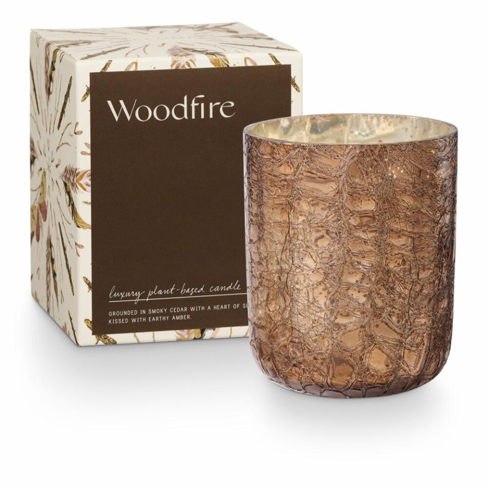 Bougie crépitante Illume Woodfire - LIVING AND CO.