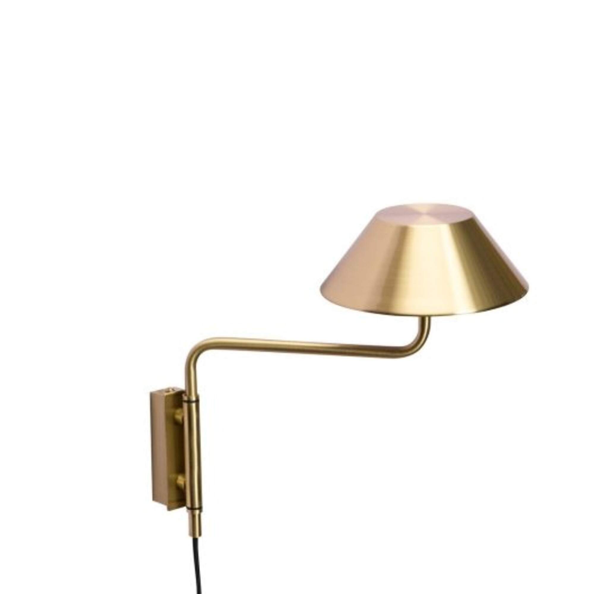 Hübsch Cover wall lamp brass - LIVING AND CO.