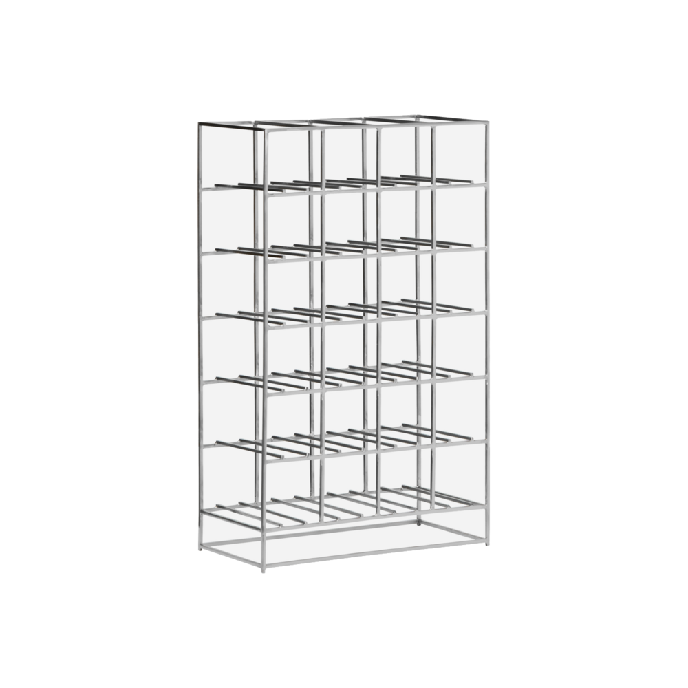 House Doctor 24 wine rack silver - LIVING AND CO.