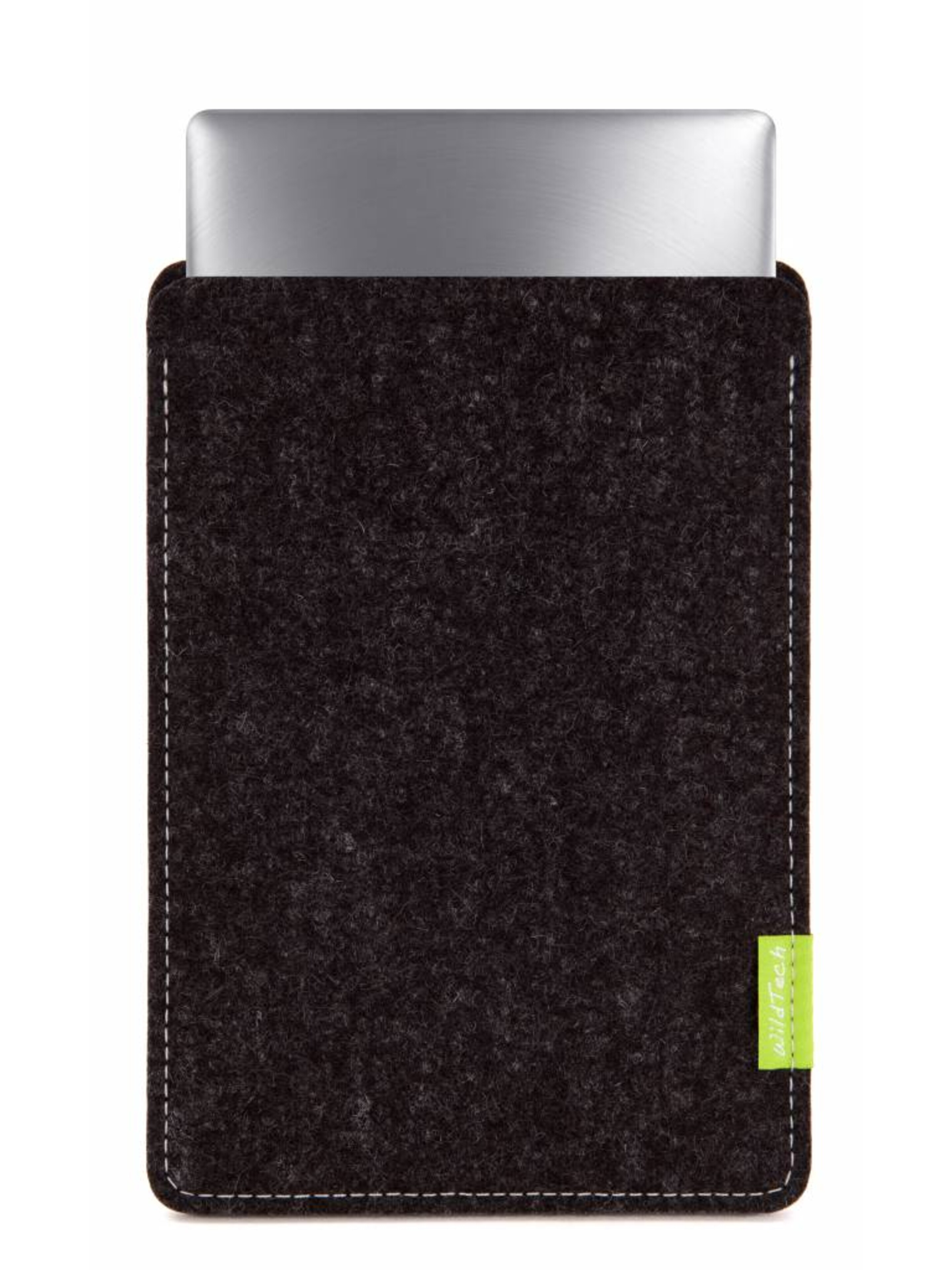 Asus ZenBook sleeve of wool felt / cover / bag - Anthracite - WildTech