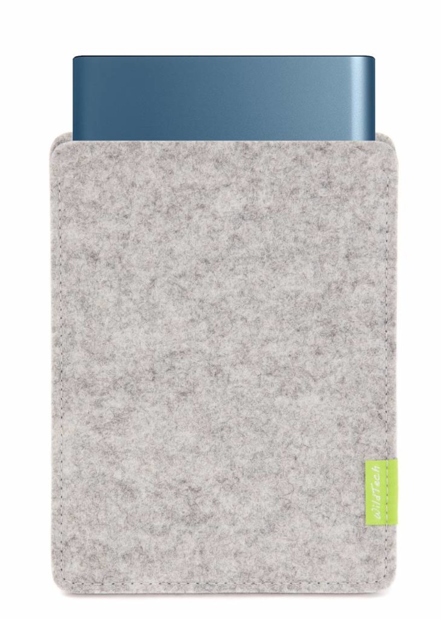 Samsung Portable SSD Sleeve / Case / Cover of wool felt - Light-Grey ...