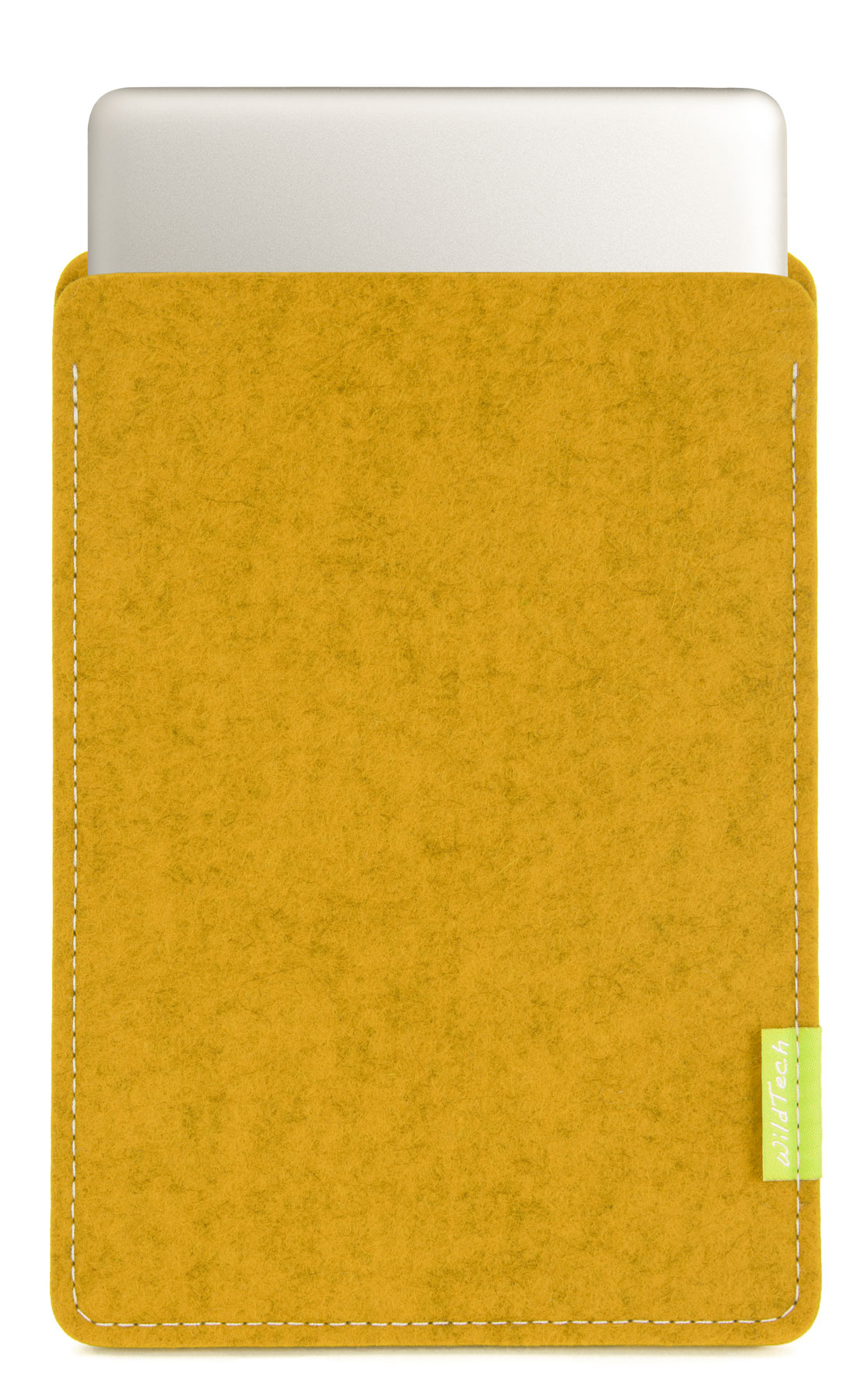 Apple MacBook Pro & Air sleeve / case / cover of felt - safran yellow ...