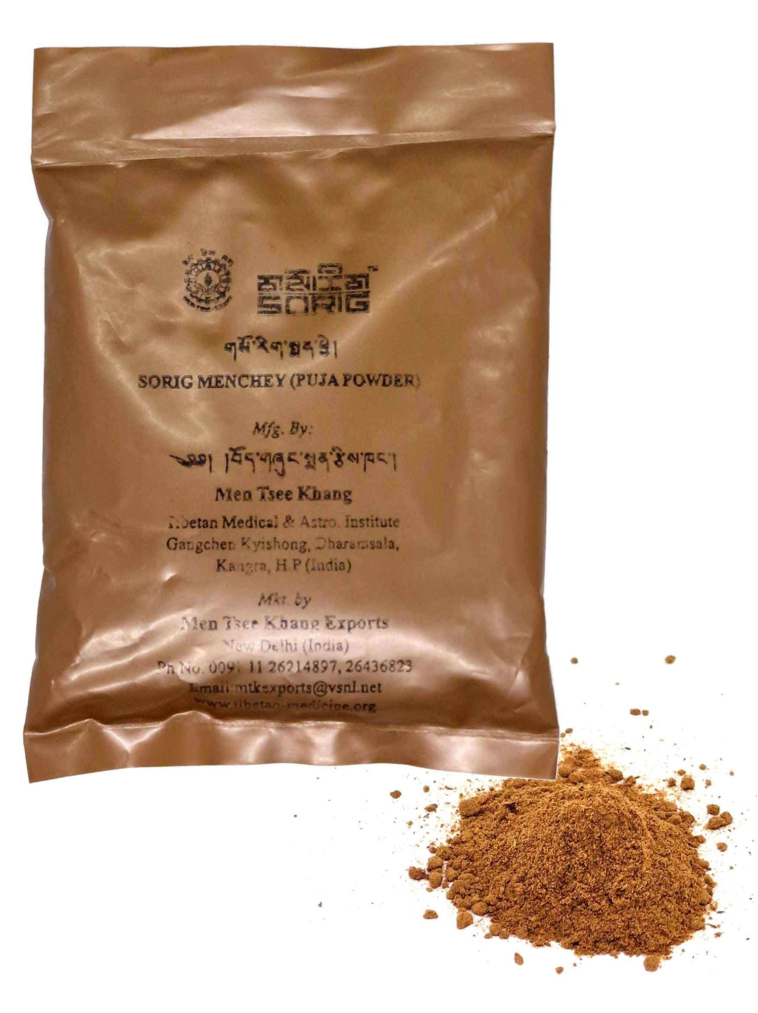 Tibetan Sorig Herbal Incense Powder Menchey (Puja Powder) - tibet ...