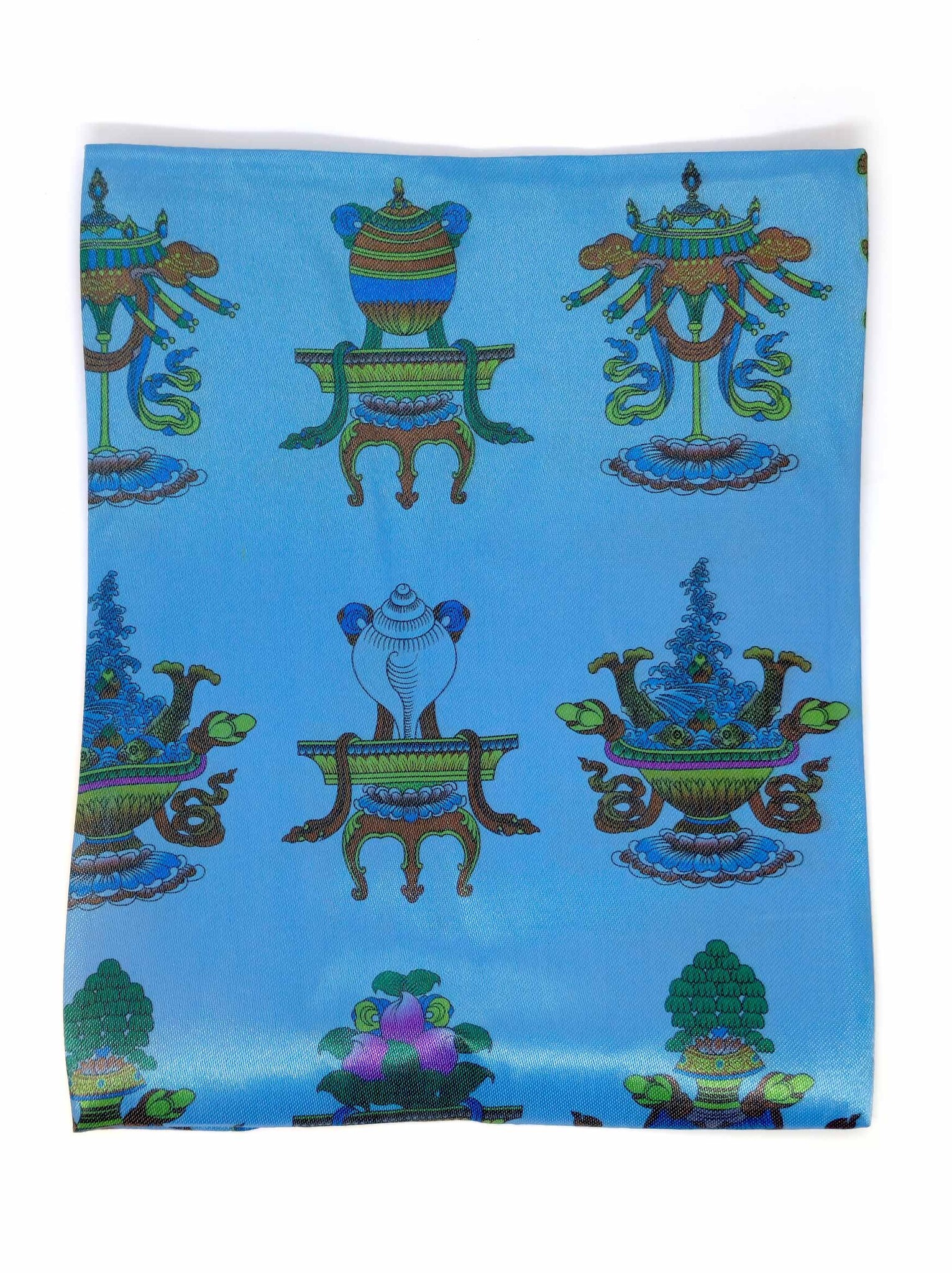 Khata Tibetan greeting and prayer scarf, blue. Buy - tibet-markets.ch