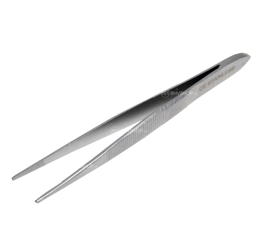 Splinter pincet RVS 8 cm | Pincet standaard in EHBO koffer - 101BHVSHOP.nl