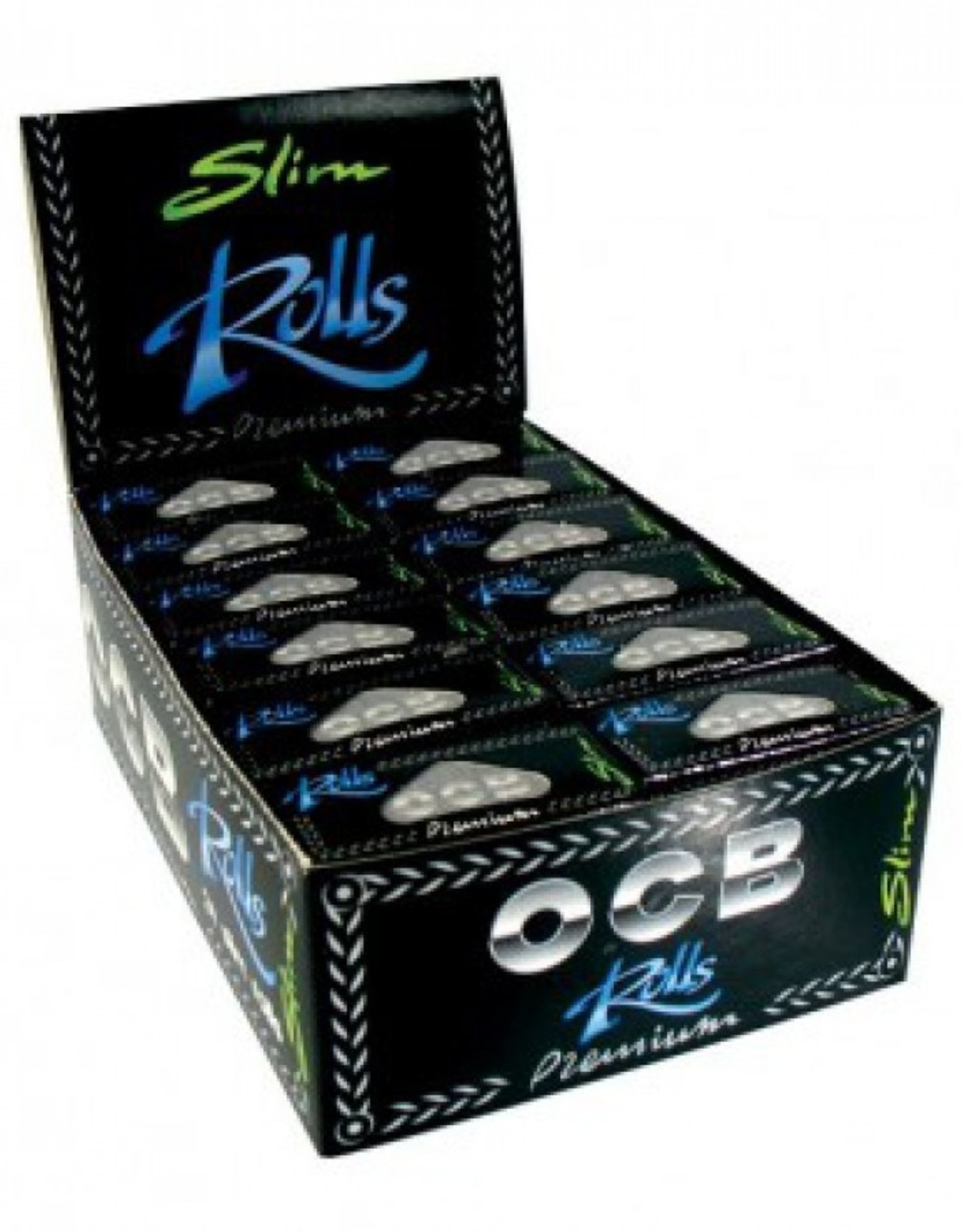 OCB Black Slim Rolls Box - Sputnick