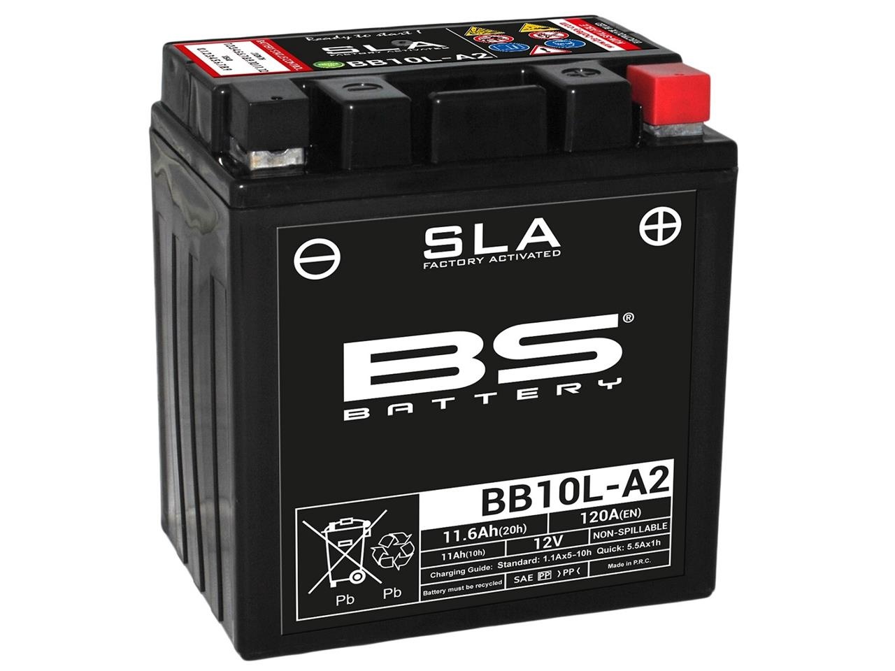 BS Battery BS BATTERY Accu BB10L-A2 SLA onderhoudsvrij af fabriek ...