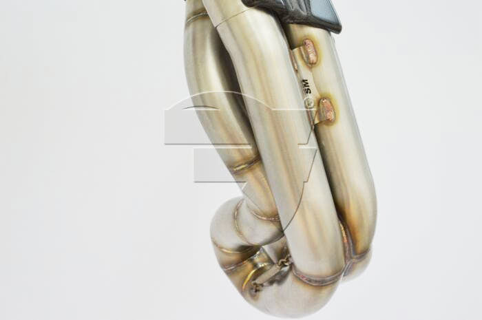 Sil Motor 2-2 complete system oval d=60 Titanium/stainless steel Ducati ...