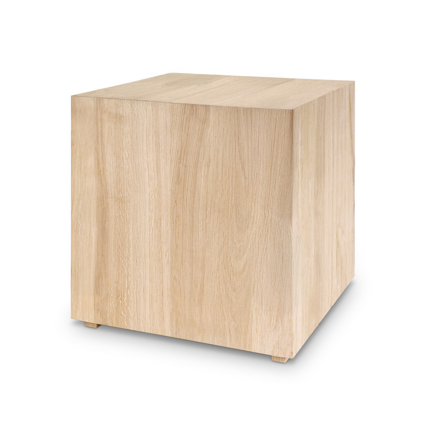Eiken kubus salontafel - op maat - foutvrij - 2 cm | EIKENvakman.nl