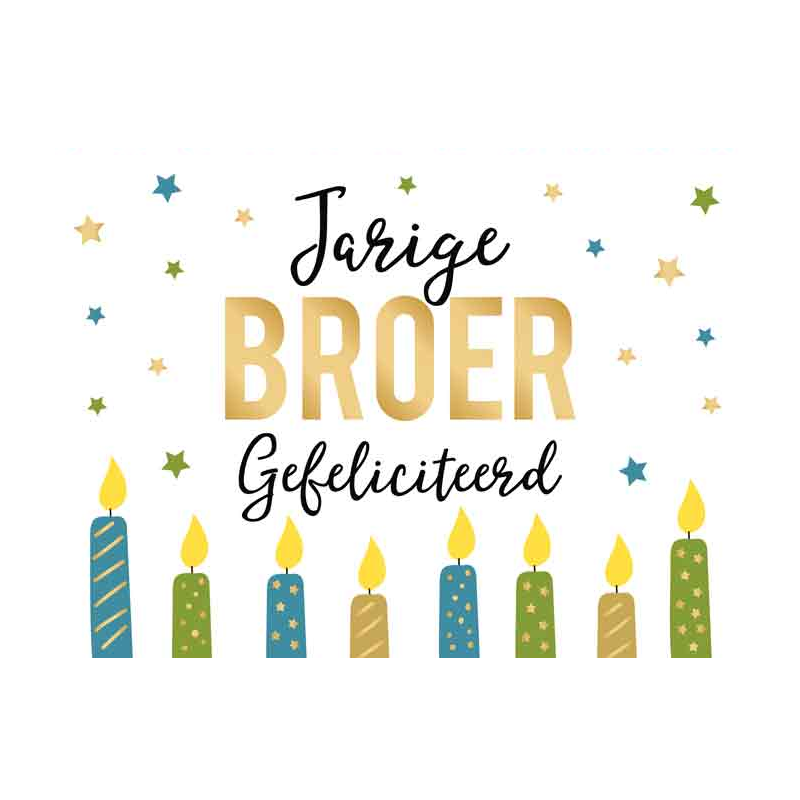 Grote Broer Verjaardag Gedichten Kaart Zizi Jarige Broer,