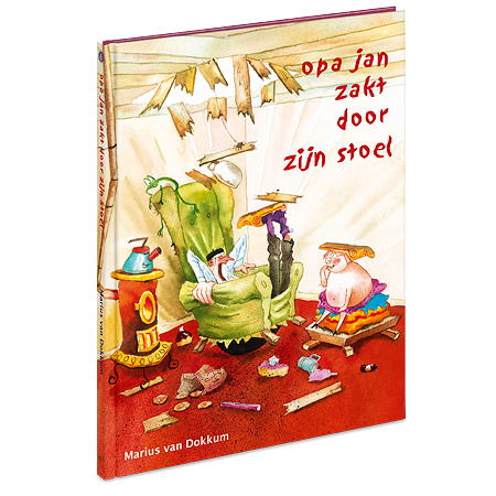 Opa Jan zakt door zijn stoel (nr6) - Marius van Dokkum - KunstZinnig ...