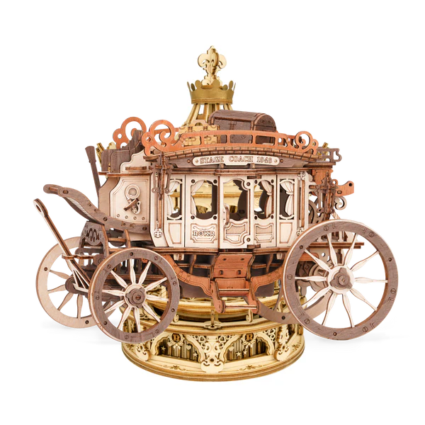 Stagecoach Music Box - Robotime - KunstZinnig Kado- en Woonwinkel