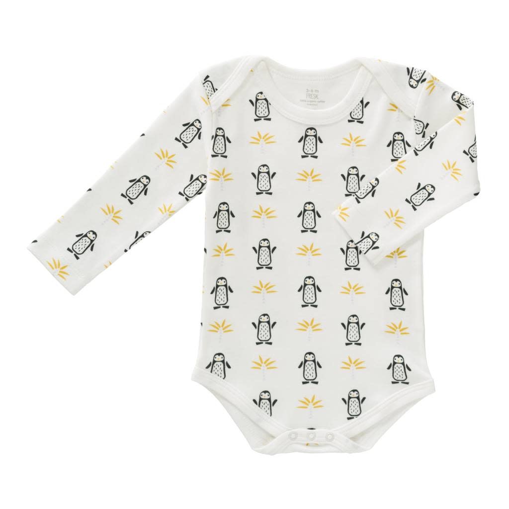 Fresk Romper lange mouw pinguin - Monstertjes - Urban Baby Store