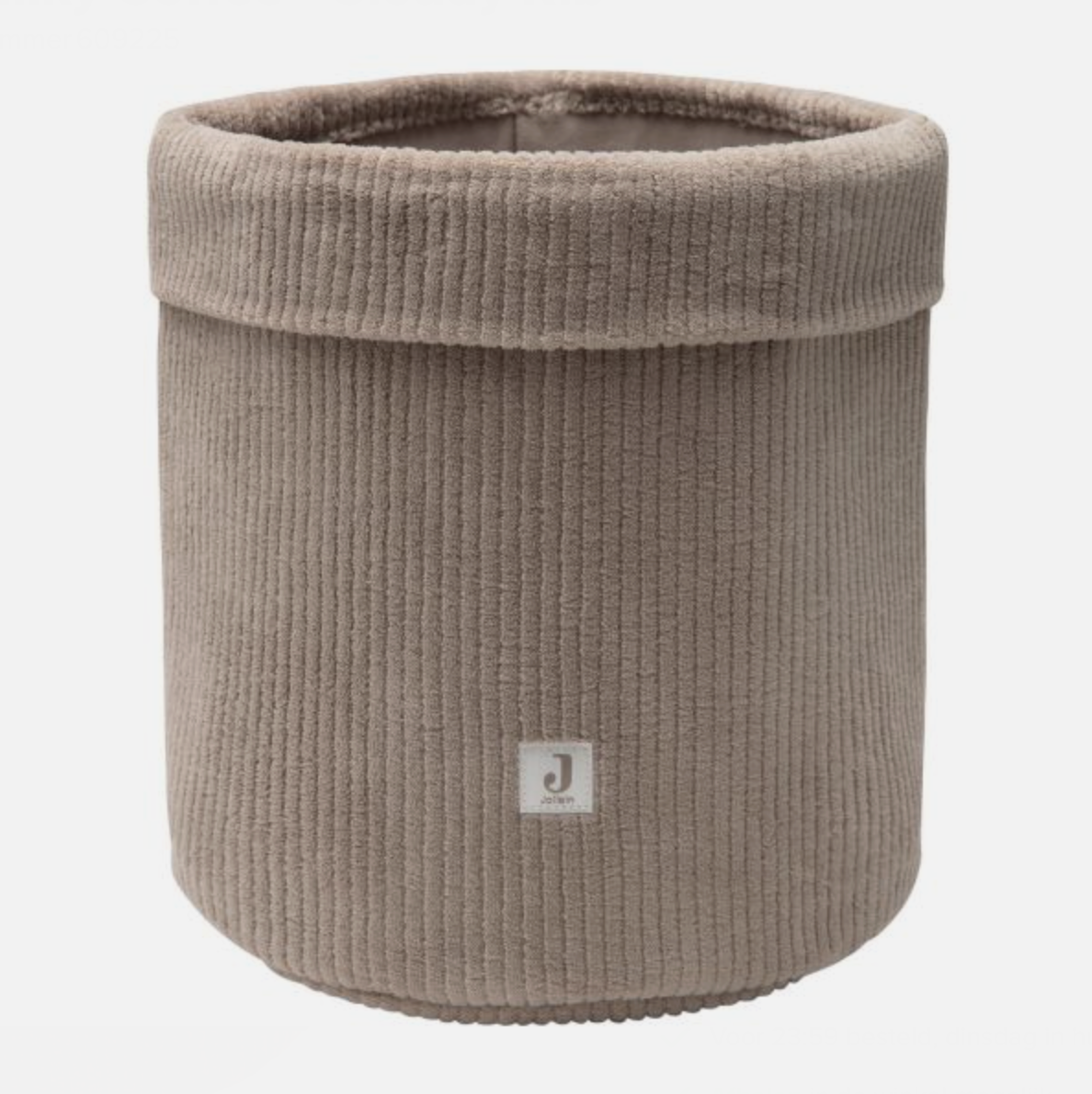 Jollein Opbergmand Cloudy Rib Milky Coffee - Monstertjes - Urban Baby Store