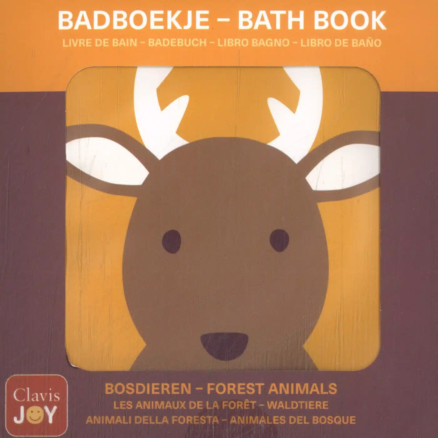 Clavis Badboekje "Bosdieren" - Monstertjes - Urban Baby Store