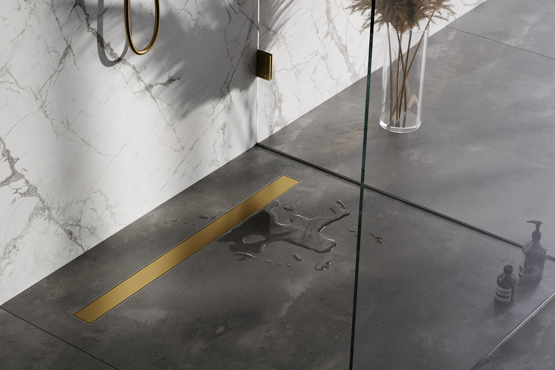 Douchegoten goud in vele maten - Tegelmarkt Almelo