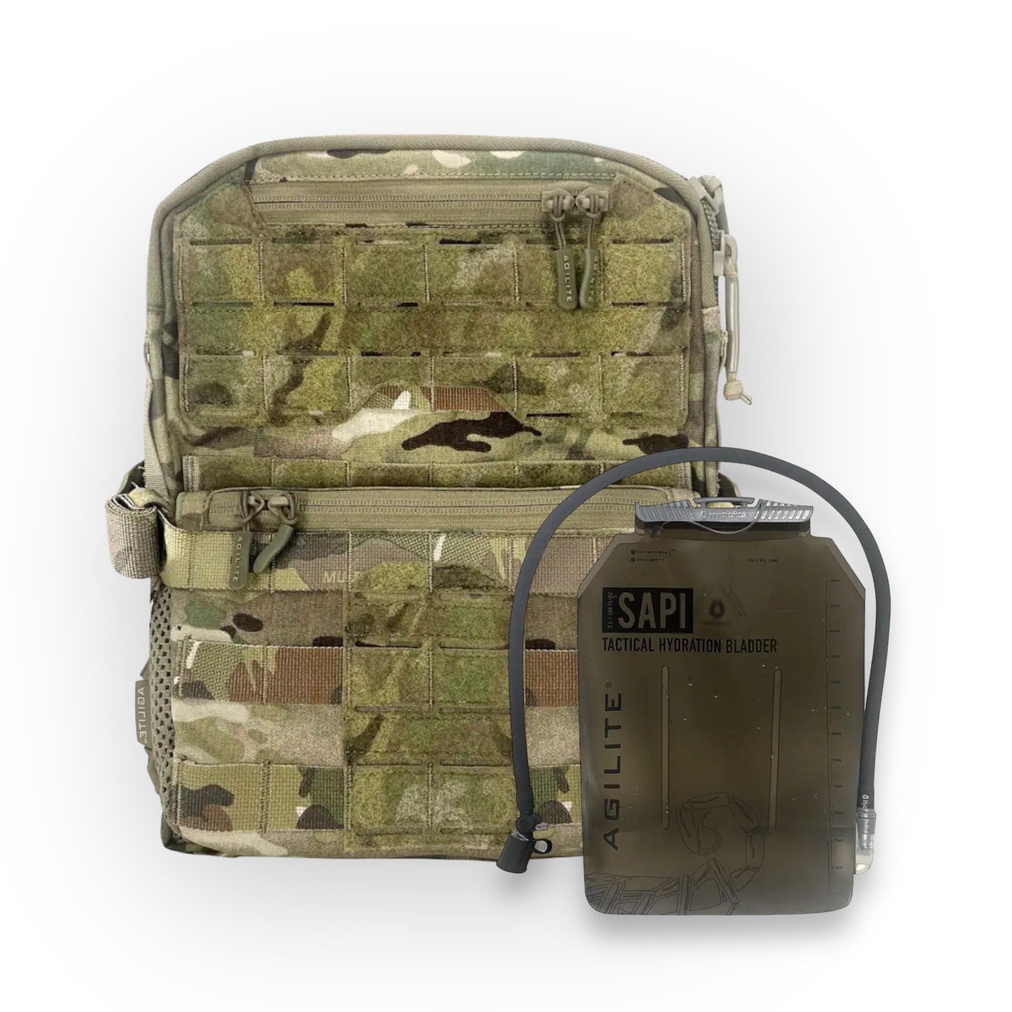 Agilite Micro Map Multicam & SAPI Hydration Bladder Set - LS INNOVENTA